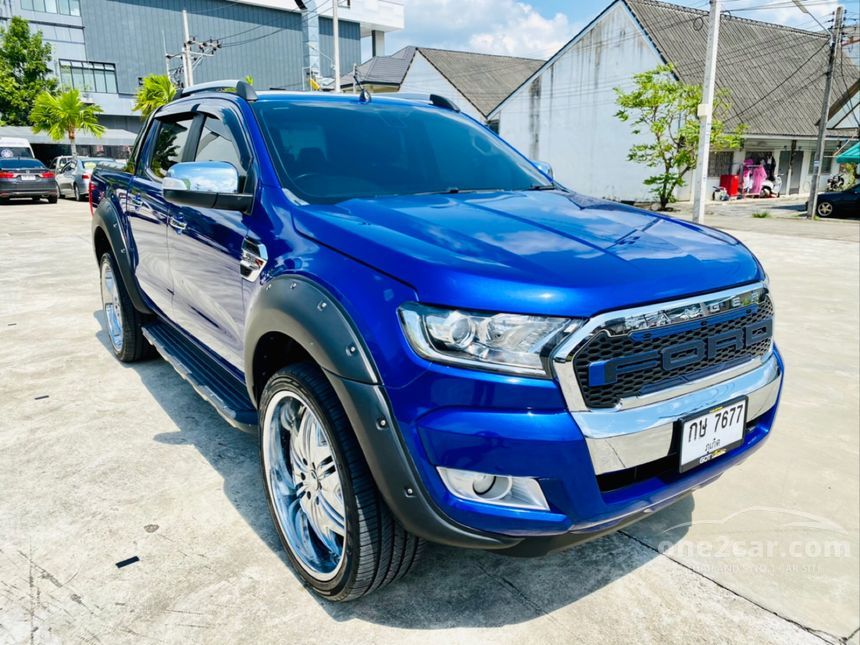 Ford Ranger 2017 Hi-Rider XLT 2.2 in ภาคใต้ Automatic Pickup สีน้ำเงิน ...