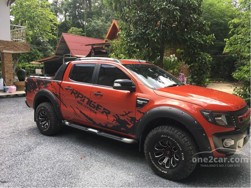 Ford Ranger 2014 WildTrak 3.2 in ภาคใต้ Automatic Pickup สีแดง for ...