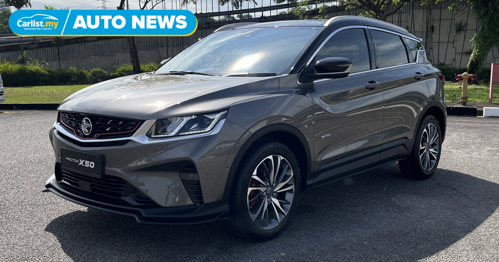 2024 Proton X50 refreshed with updated infotainment unit and power ...