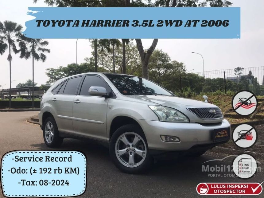 Jual Mobil Toyota Harrier 2006 350G 3.5 di DKI Jakarta Automatic SUV ...
