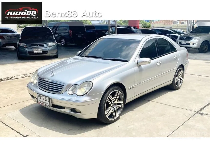 2002 Mercedes-Benz C200 Kompressor 2.0 W203 (ปี 01-07) Elegance Sedan ...