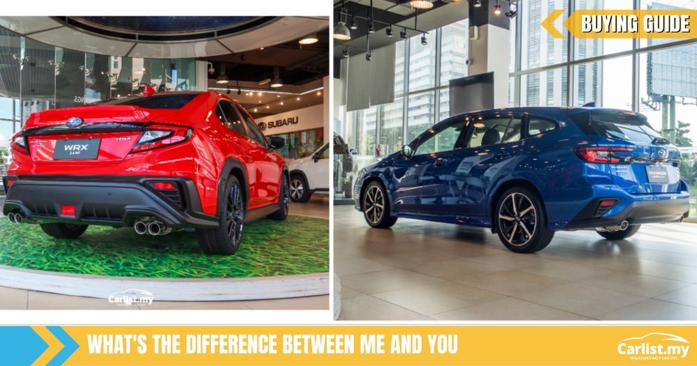 Quick comparison: 2023 Subaru WRX vs WRX Sportwagon in Malaysia (with ...