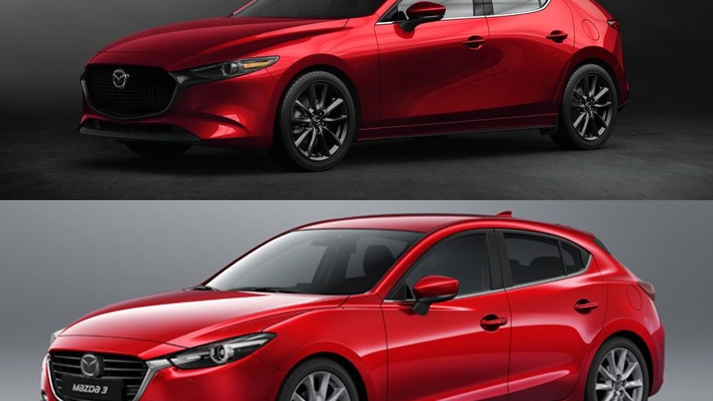เปรียบเทียบ 2019 Mazda 3 กับ โฉมปัจจุบัน - รีวิวเปรียบเทียบรถยนต์