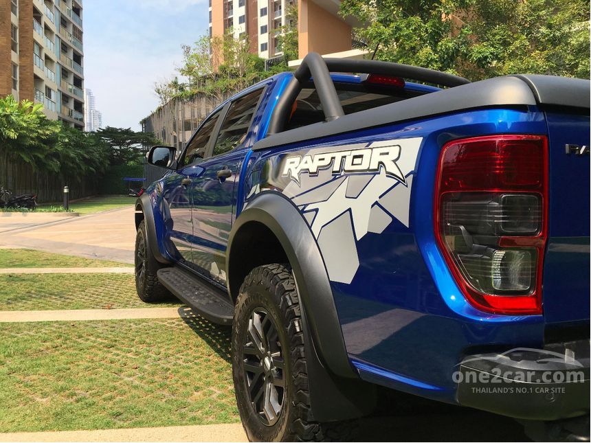 Ford Ranger 2018 DOUBLE CAB (ปี 15-18) Raptor 2.0 เกียร์อัตโนมัติ สีน้ำ ...