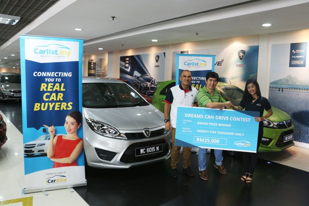 Carlist.my Dreams Can Drive Grand Prize Winner Drove Home A Proton Iriz ...
