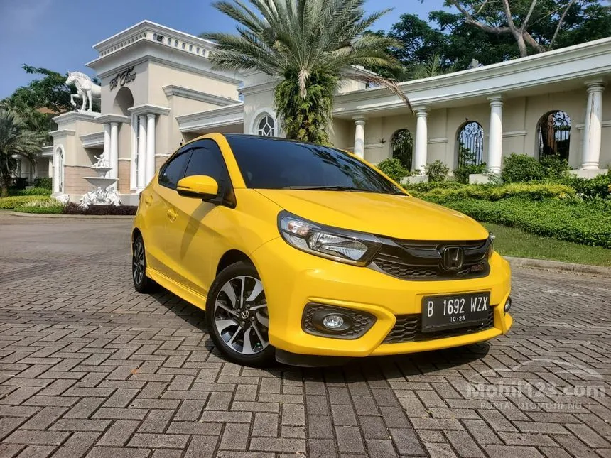 Jual Mobil Honda Brio 2020 RS 1.2 di Banten Automatic Hatchback Kuning ...