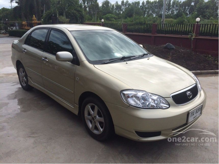Toyota Corolla Altis 2003 หน้าหมู (ปี 01-07) E 1.6 เกียร์อัตโนมัติ สี ...