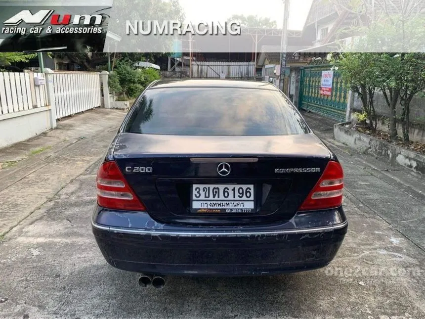 2002 Mercedes-Benz C200 Kompressor 1.8 W203 (ปี 01-07) Elegance Sedan ...