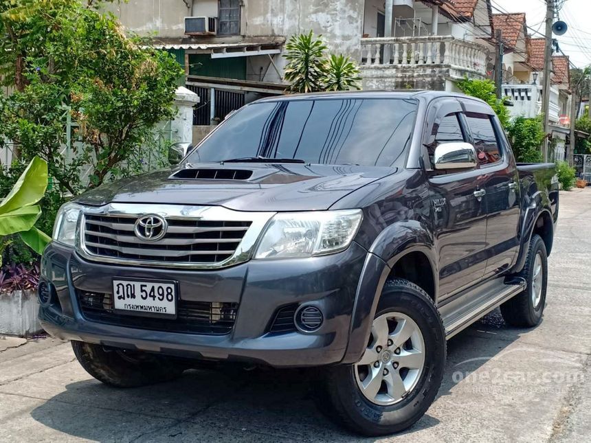 Toyota Hilux Vigo 2010 DOUBLE CAB (ปี 08-11) E Prerunner VN Turbo 2.5 เกียร์ธรรมดา สีเทา ...
