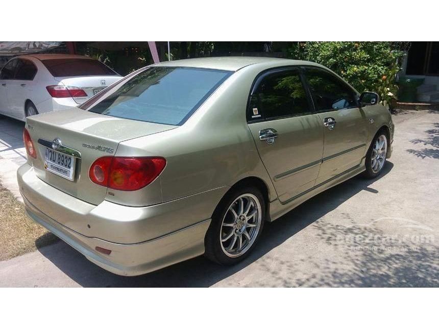 Toyota Corolla Altis 2003 E 1.8 in ภาคตะวันตก Automatic Sedan สีทอง for ...