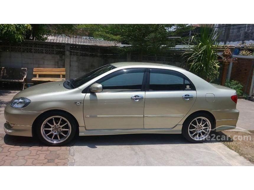 Toyota Corolla Altis 2003 E 1.8 in ภาคตะวันตก Automatic Sedan สีทอง for ...