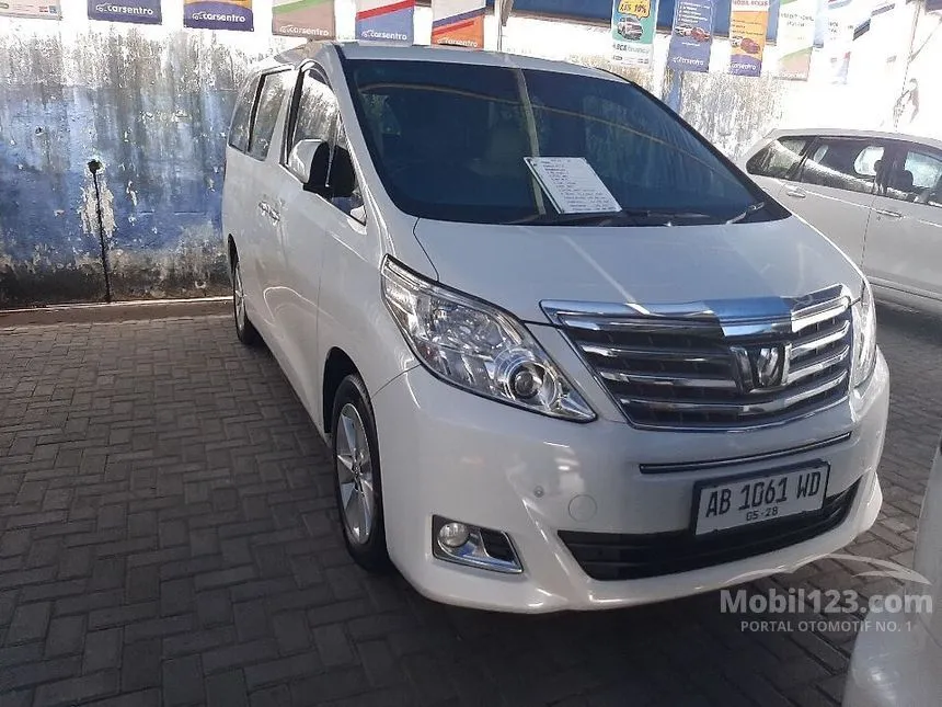 Jual Mobil Toyota Alphard 2012 V Q 3.5 di Yogyakarta Automatic MPV Putih Rp 395.000.000 ...
