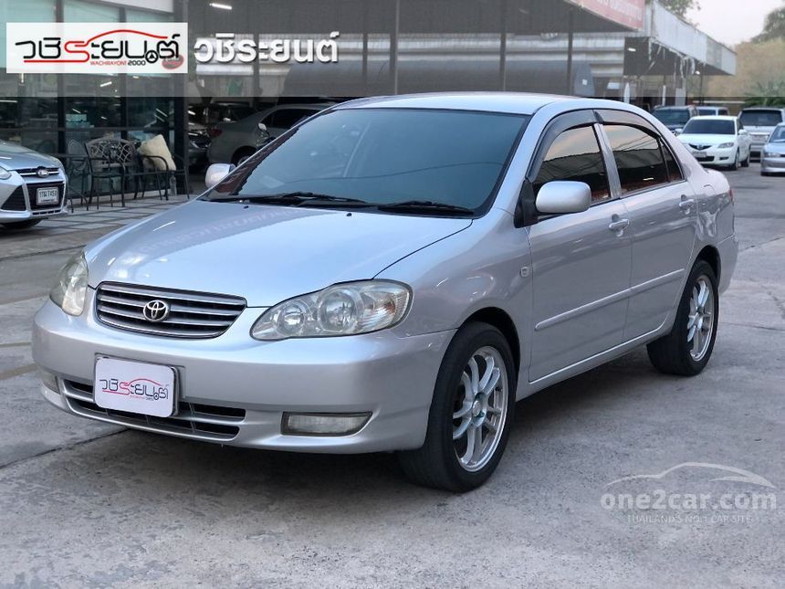 Toyota Corolla Altis 2002 หน้าหมู (ปี 01-07) J 1.6 เกียร์อัตโนมัติ สี ...
