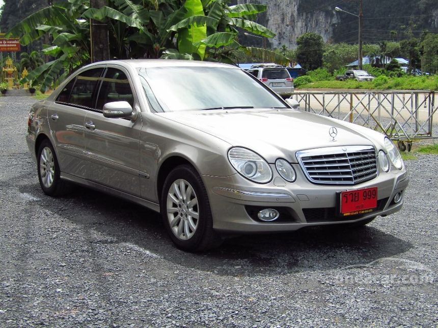 Mercedes-Benz E200 Kompressor 2007 Elegance 1.8 in ภาคใต้ Automatic Sedan สีน้ำตาล for 620,000 ...