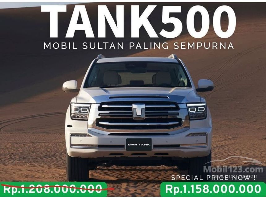 Jual Mobil GWM Tank 2024 500 HEV 2.0 di Bangka Belitung Automatic SUV ...