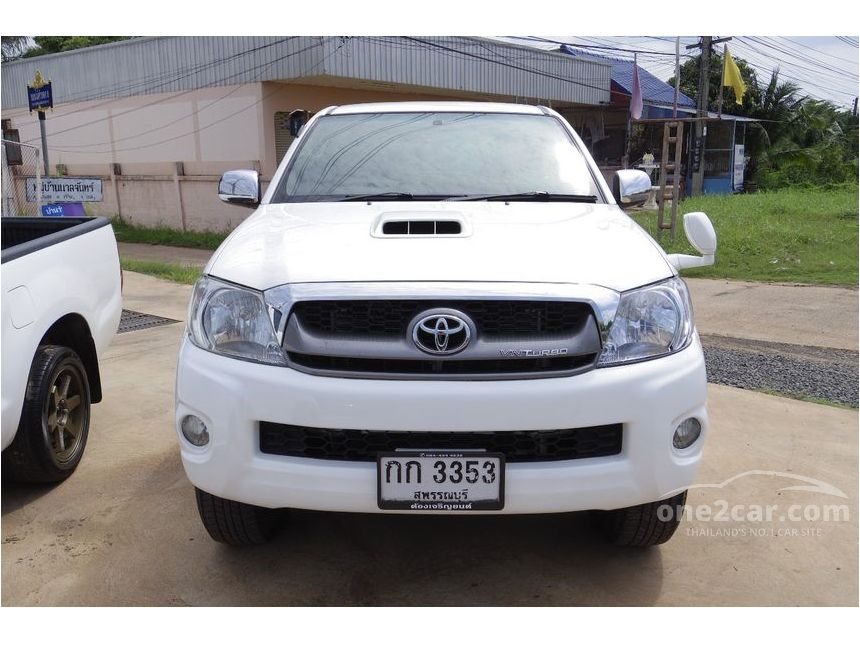 Toyota Hilux Vigo 2011 DOUBLE CAB (ปี 08-11) E Prerunner VN Turbo 2.5 เกียร์ธรรมดา สีขาว ...